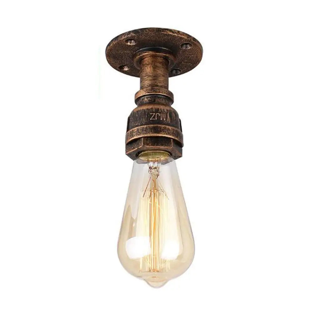 Vintage Industrial Pipe Ceiling Light Fixtures
