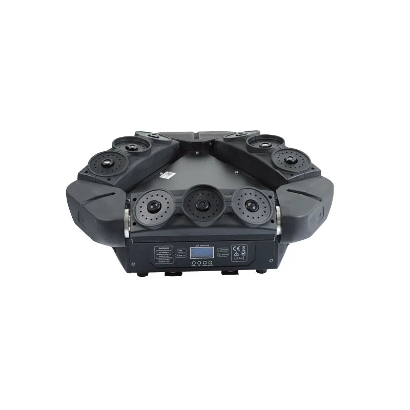 9 Eyes Moving Head Spider Laser Light with 3x3 LED Stage Lighting