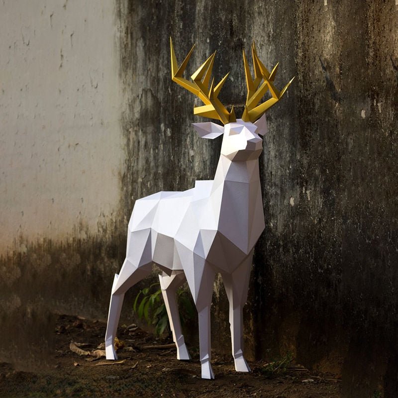 Elk Origami Figurine